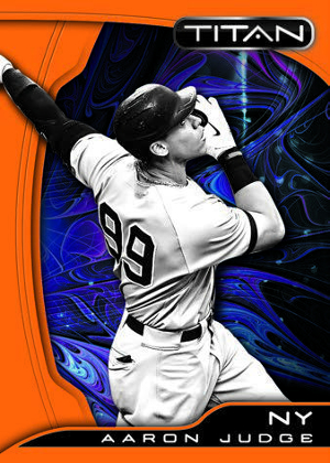 Titan Neon FOTL Orange Aaron Judge MOCK UP - Checklistcenter.com