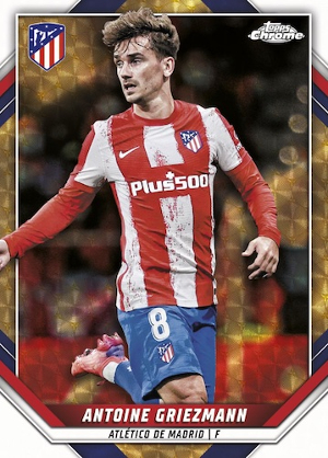 2021-22 Topps Chrome Atletico de Madrid Team Set - Soccer Card Checklist