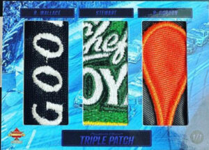 NASCAR Triple Patch Blue Rusty Wallace, Tony Stewart, Robby Gordon ...