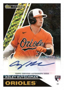 Topps Black Gold Auto Adley Rutschman MOCK UP - Checklistcenter.com