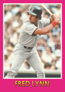 1975 Baseball Sensations Fred Lynn MOCK UP - Checklistcenter.com