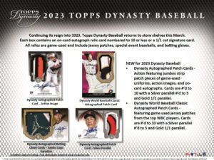 2023 Topps Dynasty - Baseball Card Checklist - Checklistcenter.com
