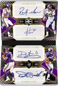 Quad Signatures Booklet Randy Moss, Chris Carter, Daunte Culpepper ...