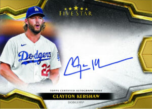 Five Star Signatures Clayton Kershaw MOCK UP - Checklistcenter.com