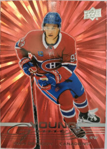 Base Young Guns Outburst Red Ivan Demidov - Checklistcenter.com