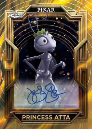 Gilded Chrome Refractor Auto Lava Gold Etch Julia Louis-Dreyfus as ...